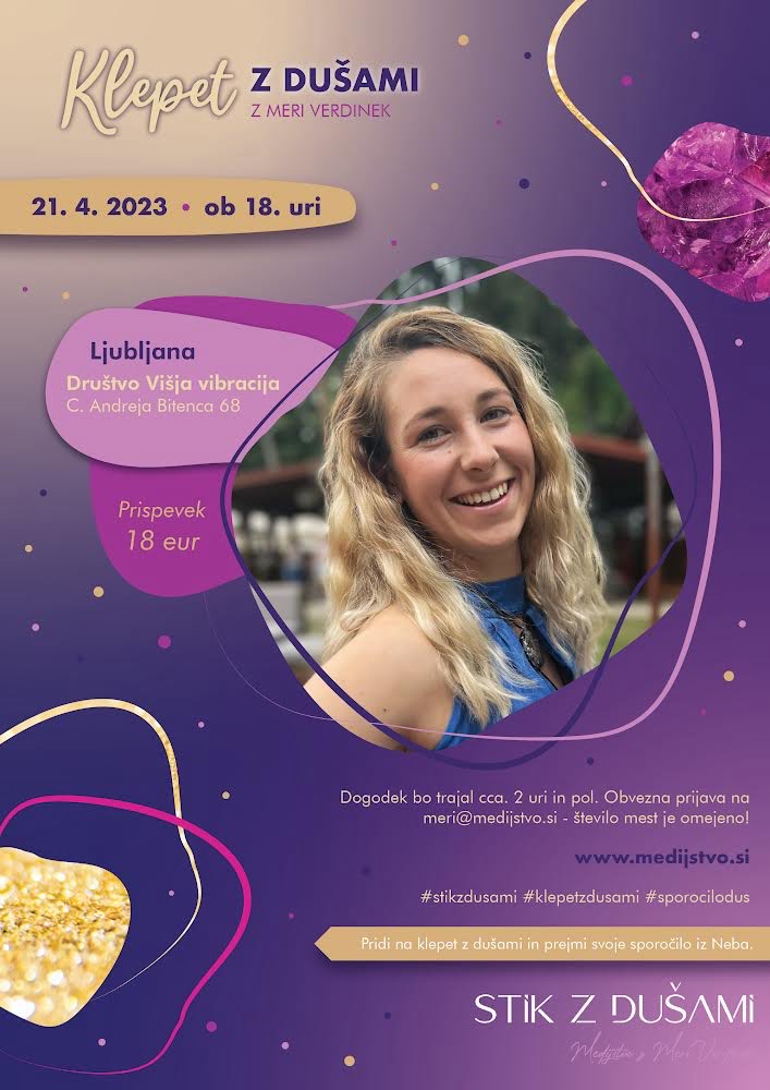 Klepet z dušami - Meri Verdinek - Višja Vibracija
